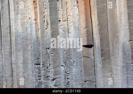 Basalt columns, volcanic igneous / magmatic rock formations at ...