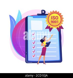 Standard for quality control abstract concept vector illustration Stock ...