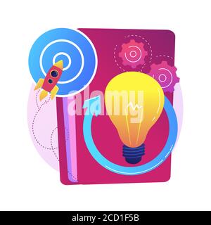 Project initiation and planning isolated cartoon vector illustrations ...
