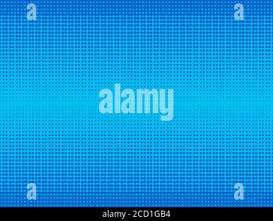 retro comic blue background raster gradient halftone Stock Vector Image ...