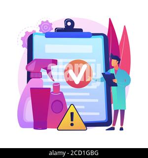 Product safety control abstract concept vector illustration Stock ...
