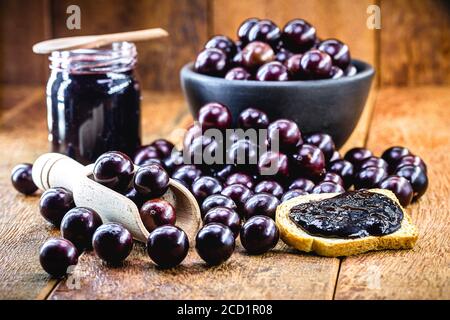 jabuticaba jelly, organic, homemade, with exotic Brazilian fruit. The ...