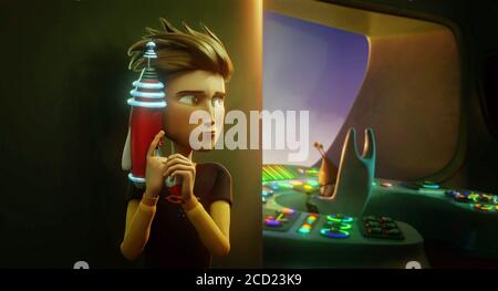 FEARLESS, from left: Reid (voice: Miles Robbins), Melanie (voice: Yara ...