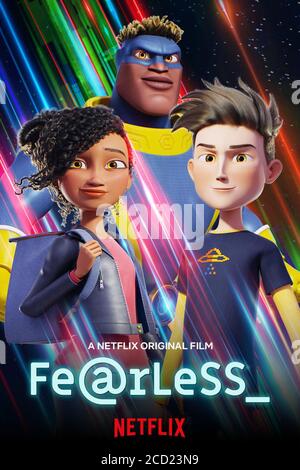 FEARLESS, from left: Reid (voice: Miles Robbins), Melanie (voice: Yara ...