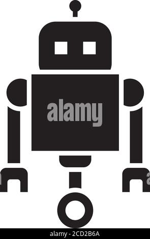 Robot one wheel icon. Cartoon of robot one wheel vector icon for web ...