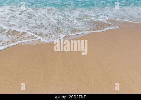 sea wave beautiful tropical beach and sea in sunny day. Beach sea Stock ...
