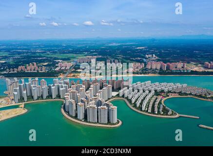 After 8 years construction, Ocean Flower Island, the artificial ...