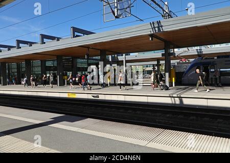 Central station in Uppsala Stock Photo - Alamy