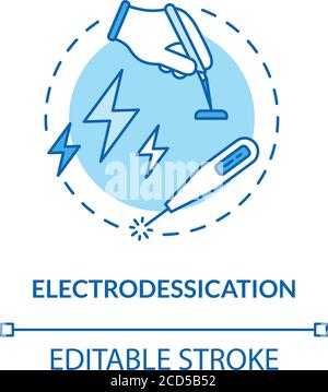 laser mole removal line icon vector illustration Stock Vector Image ...