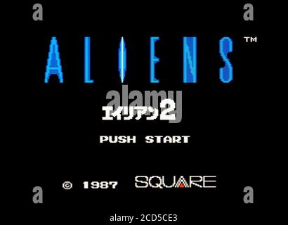 Aliens Alien 2 - Nintendo Famicom Disk System Videogame - Editorial use ...
