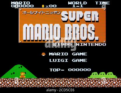 Super Mario Brothers 2 - Nintendo Famicom Disk System Videogame ...