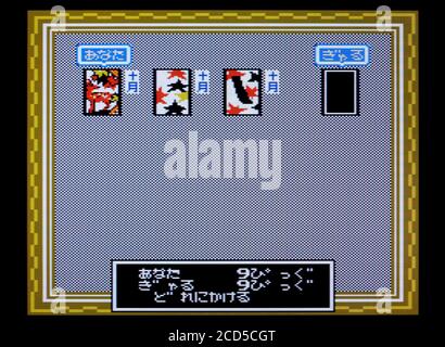 Bishoujo Hanafuda Club Vol 1 - Oichokabu Hen - Nintendo Famicom Disk System Videogame ...