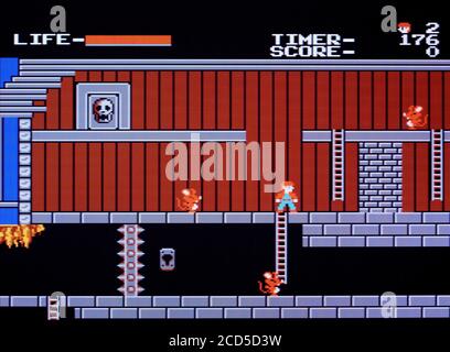 The Goonies - Nintendo Famicom Disk System Videogame - Editorial use ...