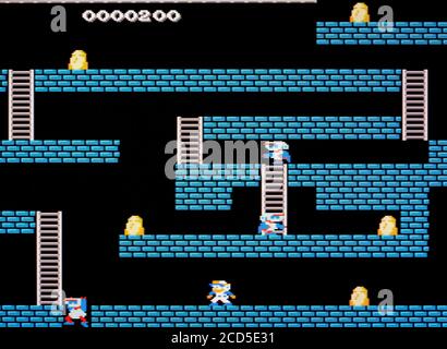 Super Lode Runner - Nintendo Famicom Disk System Videogame - Editorial ...