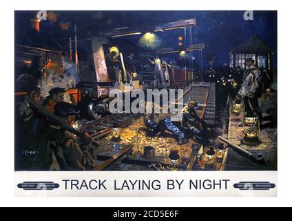 Vintage British Railways rail safety poster, Swanage railway station ...