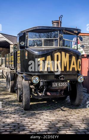 The last surviving Sentinel DG8 steam wagon on display at the "Steam on ...