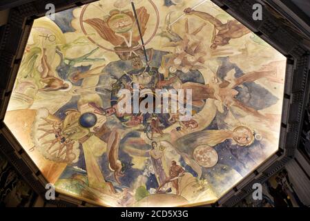 The Ballin Ceiling Mural at Griffith Observatory - Los Angeles ...