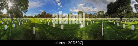 Fort Snelling National Cemetery, Minneapolis, Minnesota, USA Stock ...