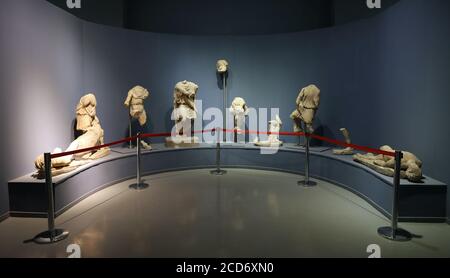 Statues in Ephesus Museum, Selcuk Town, Izmir City, Turkey Stock Photo ...