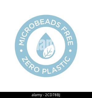 Zero plastic microbeads free icon. Recycle triangle and number zero in ...