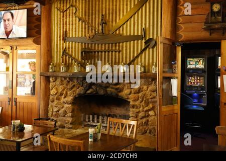 Interior shots full of character at New Royal Hotel / pub in outback ...