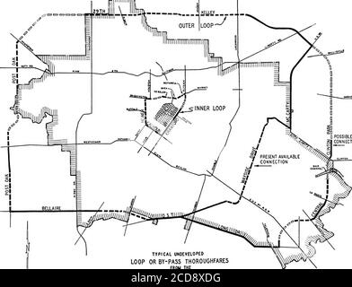 . The major street plan for Houston and vicinity, 1942 . - OElTfRU ...