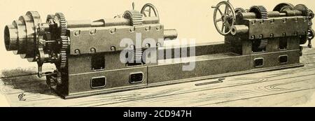 Horizontal boring machine with adjustable table Stock Photo - Alamy