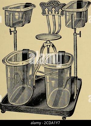 Four-cell galvanic bath in the Red Cross Hospital in Villach ...