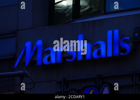 Marshalls sign, in Queens borough Stock Photo - Alamy