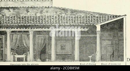 POMPEII ATRIUM RESTORED Stock Photo - Alamy