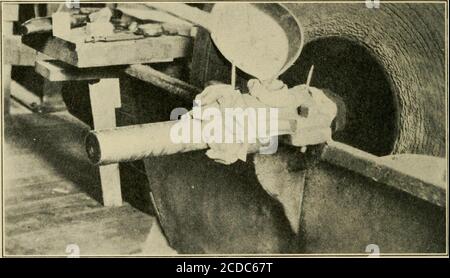 School shop installation and maintenance . Fig. 70 82. Scraping the ...