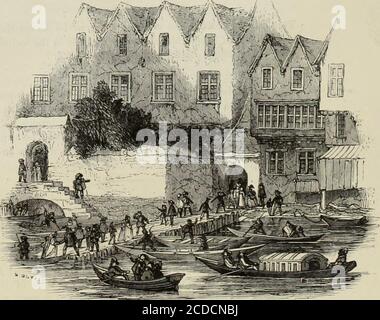 Old London Bridge 1616 Stock Photo - Alamy