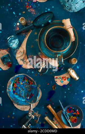 Galaxy Space background universe magic sky nebula night purple cosmos ...