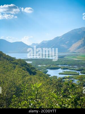 Lago del Matese lake in the Parco del Matese regional park, Campania ...