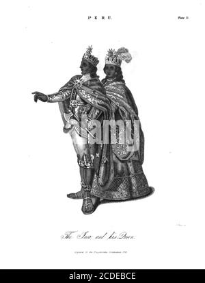 The Inca and His Queen Stock Photo - Alamy