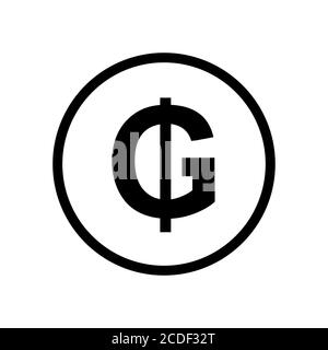 Paraguayan guarani sign . Currency symbol icon Stock Vector Image & Art ...