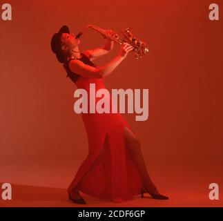 Jazz Saxophonist Barbara Thompson Stock Photo - Alamy