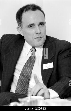 Rudi Giuliani New York District Attorney, Surrey Suite, Howard Hotel ...