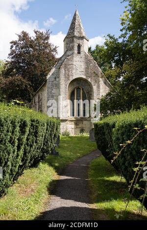 The little church of St. Peter’s Fugglestone near Salisbury dating from ...
