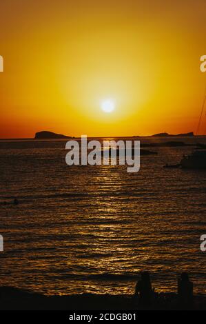 Mesmerizing view of an adorable sunset over a sea Stock Photo - Alamy