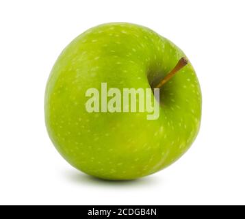 Green Apple with Shadow Stock Photo - Alamy