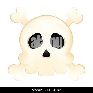 Skull vector icon isolated on transparent background, Skull ...