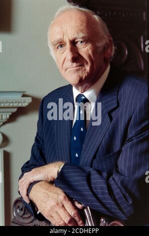 Sir Roger Elliott photographed at the Stationers’ Hall in the City of ...