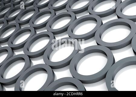 Abstract grey circles illustration background Stock Photo - Alamy