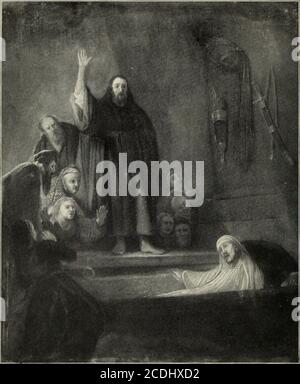 The Raising of Lazarus 1630 by Rembrandt Stock Photo - Alamy