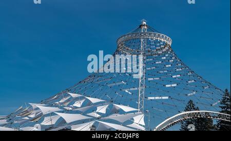 US Pavilion in Riverfront Park at Night, Spokane, WA Stock Photo - Alamy