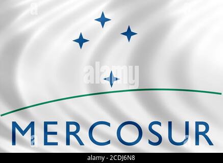 Southern Common Market Mercosur logo symbol Stock Photo - Alamy