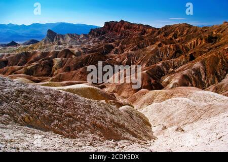 Relief of the rocks in Death Valley Stock Photo - Alamy
