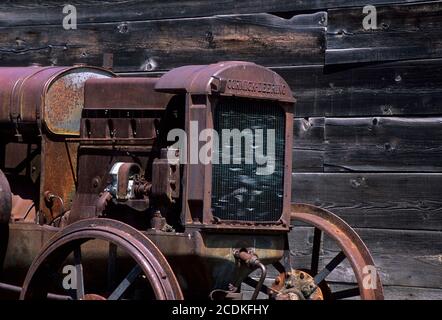 Tractor, Old Molson Museum, Molson, Washington Stock Photo - Alamy