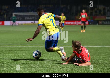 LEEUWARDEN - (l-r) Bart van Rooij of NEC Nijmegen, Agustin Anello of SC ...